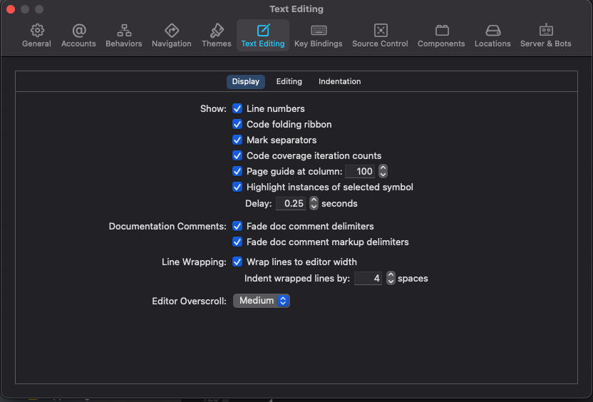 Xcode Tips(유용한 설정, 단축키)